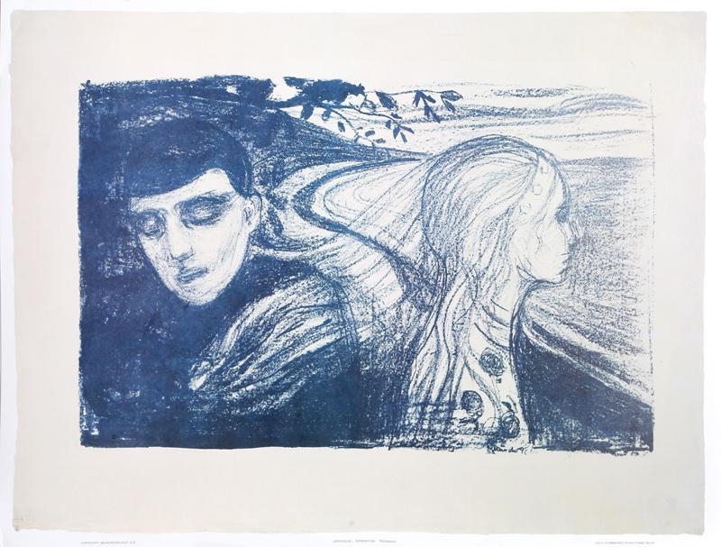 Edvard Munch Vampire Print