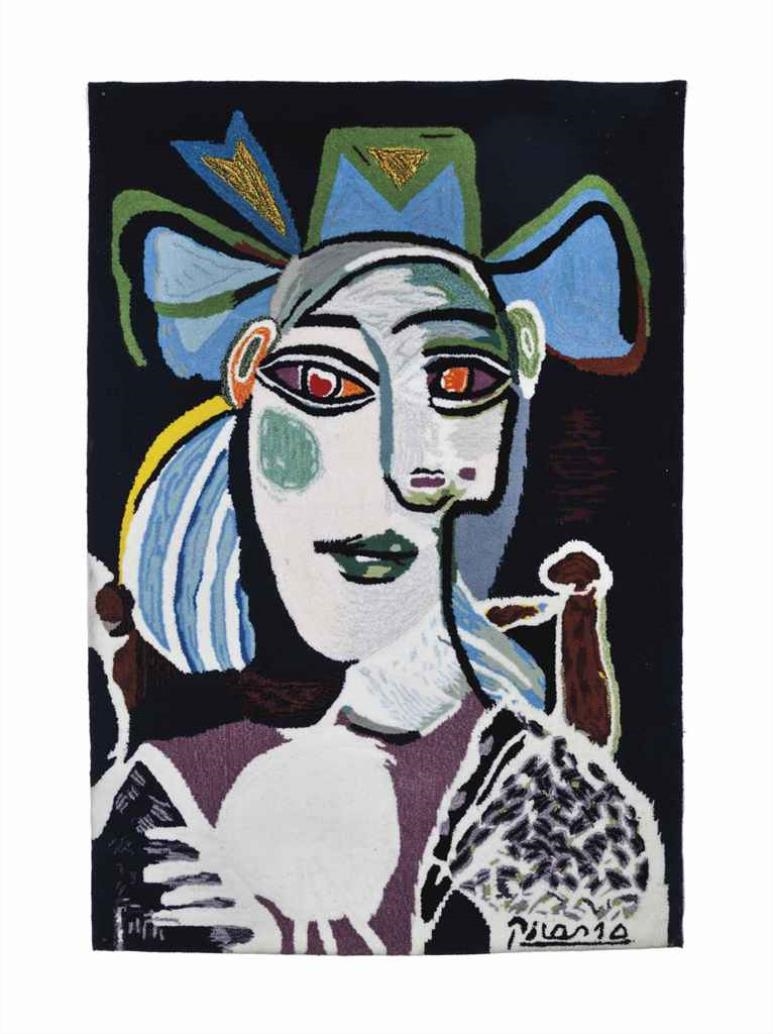 Pablo Picasso | Buste de femme au chapeau bleu | MutualArt