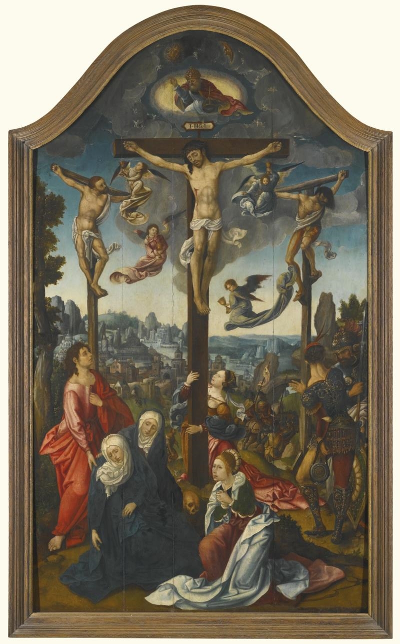 Cornelis Engebrechtsz. | THE CRUCIFIXION | MutualArt
