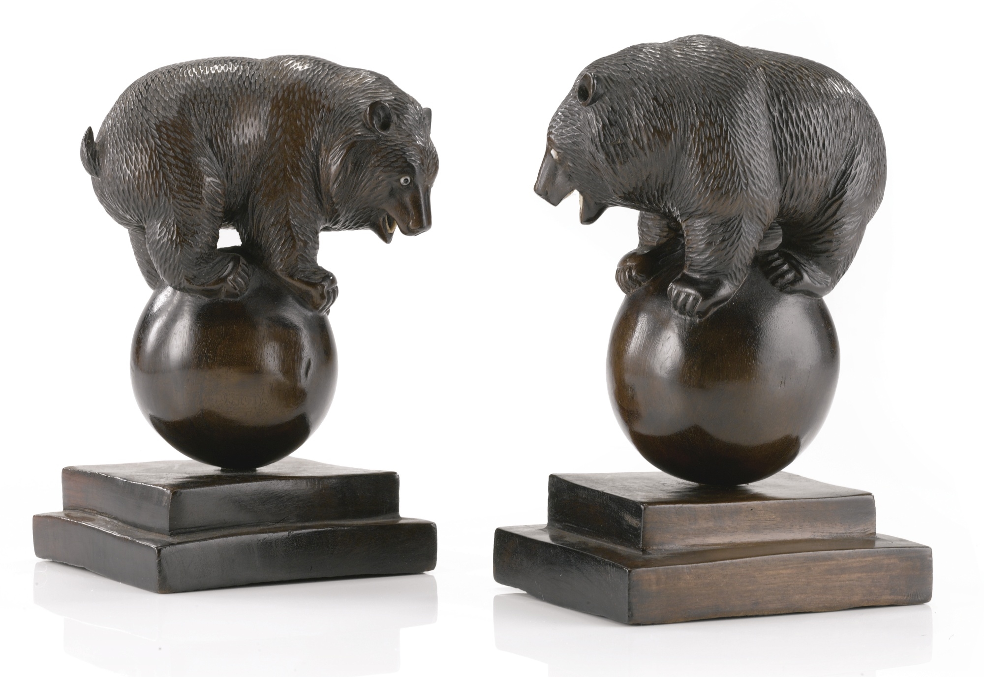 French School, 20th Century | PAIR OF ACROBAT BEAR DESK ORNAMENTS ...