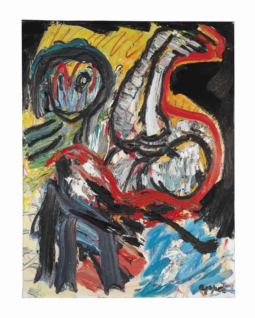 Karel Appel | Untitled Composition (1983) | MutualArt