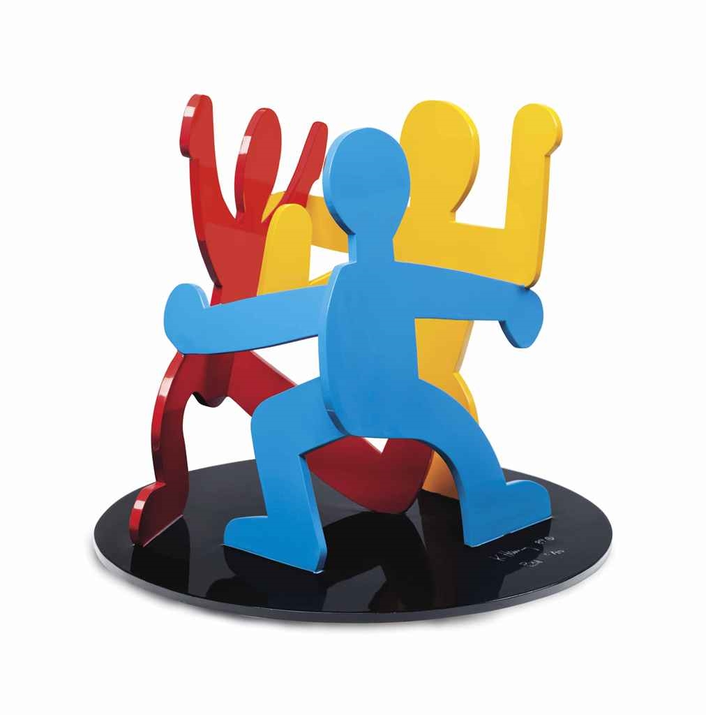 Keith Haring | Untitled (Three Dancing Figures) (1989) | MutualArt