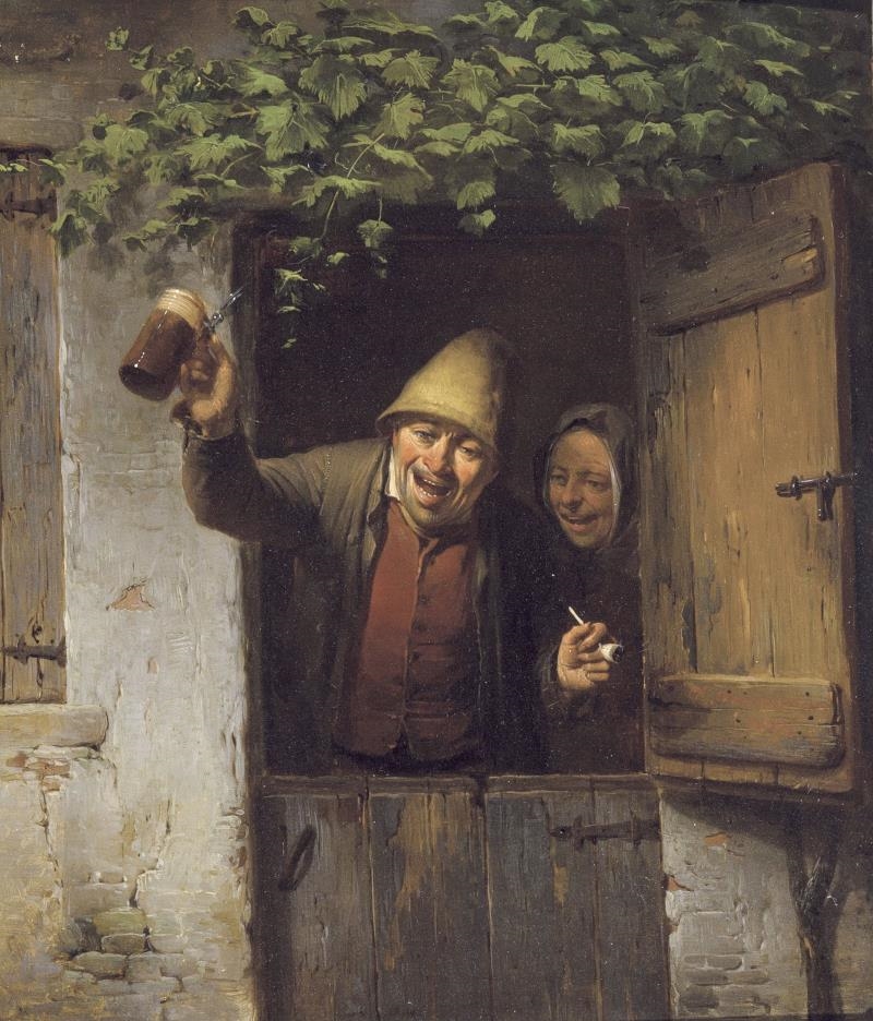 Charles Venneman | The Merry Drinker (1845) | MutualArt