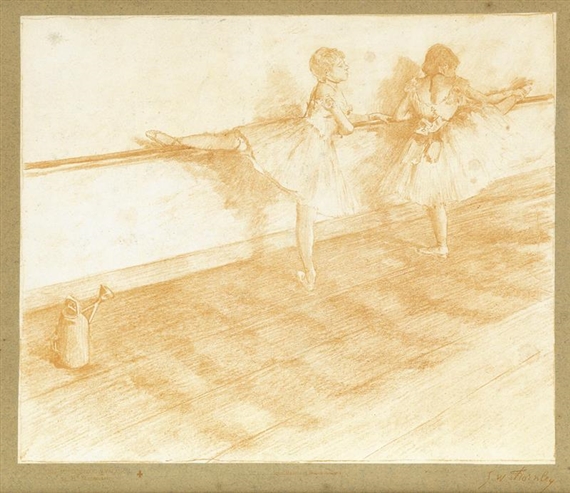 Edgar Degas | A la Barre (1888 - 1889) | MutualArt