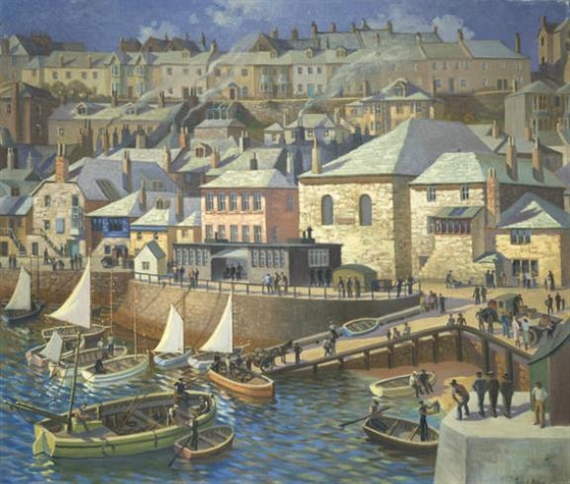 Bernard Ninnes | St Ives harbour | MutualArt