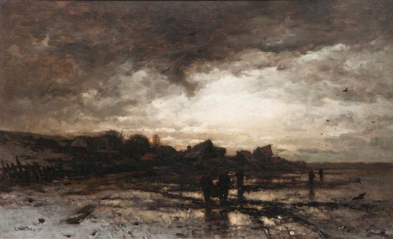 Ludwig Munthe | Evening on the Beach | MutualArt