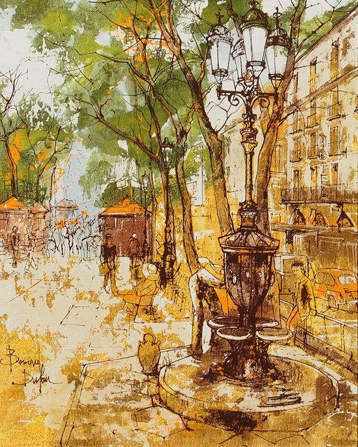 Bernard Dufour | French street scene | MutualArt