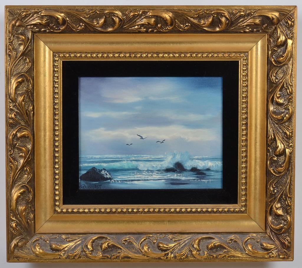 Violet Parkhurst | Seascape pictures the ocean and seagulls (Circa 1970 ...