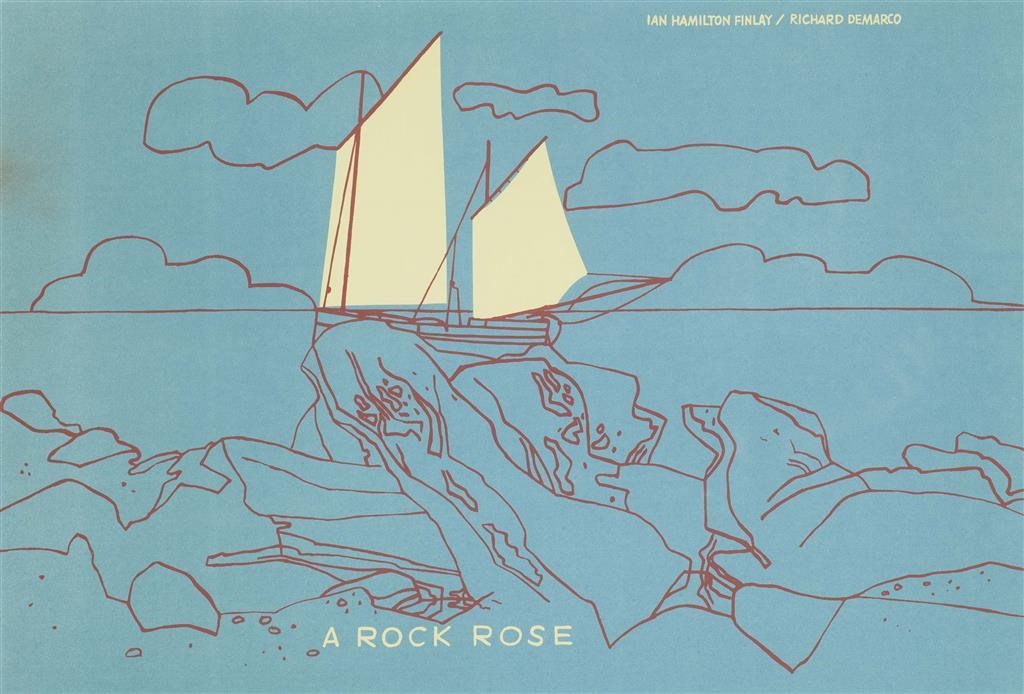 Ian Hamilton Finlay | A rock rose (Circa 1970) | MutualArt