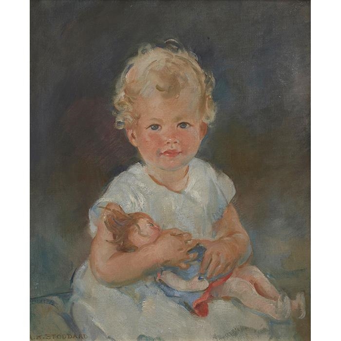 Alice Kent Stoddard | Girl with Doll | MutualArt