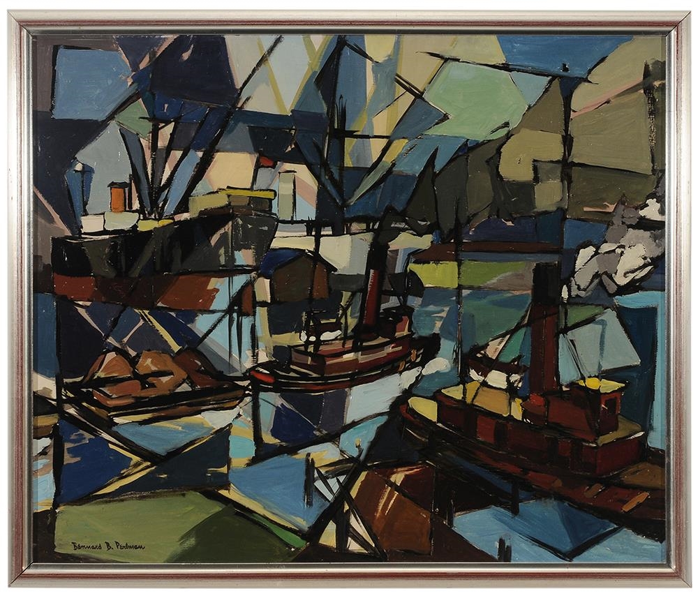 Bennard Bloch Perlman | Baltimore Harbor Activity (1953) | MutualArt