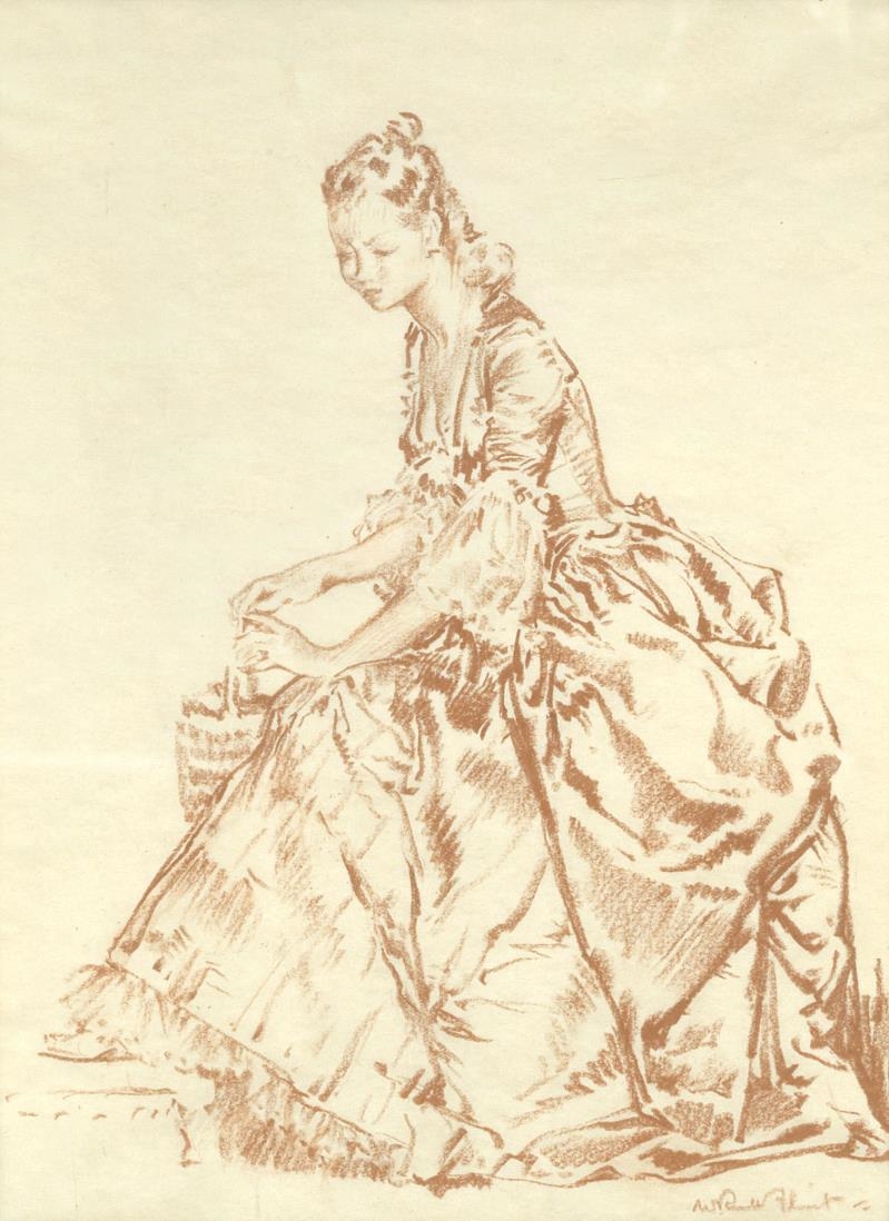 William Russell Flint | Ront and revel on every side | MutualArt