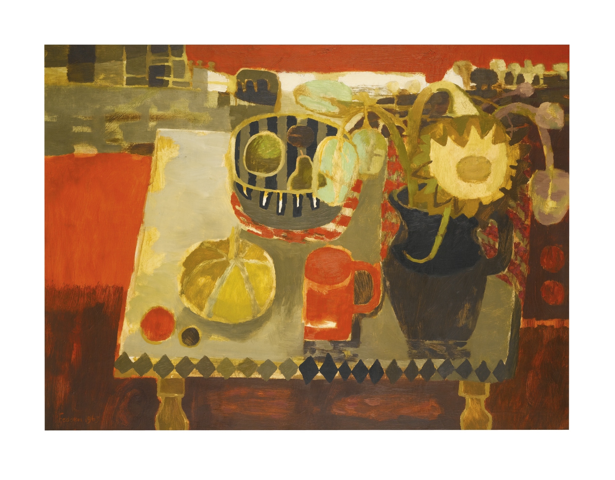 Mary Fedden | ORANGE STILL LIFE (1963) | MutualArt