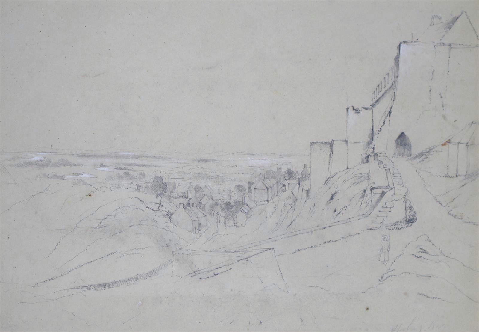 Andrew Hunt | Stirling Castle from the ramparts (1842) | MutualArt