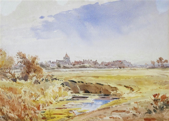 Sydney Goodwin | A view of Bosham, Sussex | MutualArt