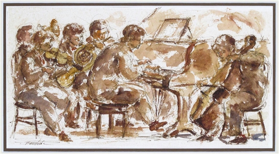 Charles Burdick | The Orchestra | MutualArt