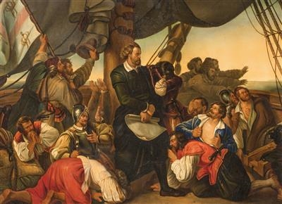 Christian Ruben | Columbus Discovers the Shores of America | MutualArt