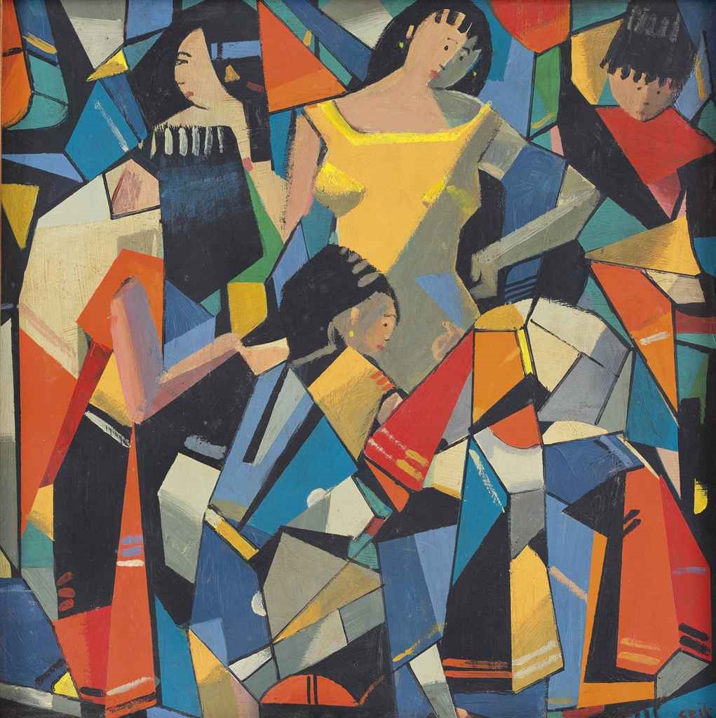 Seif Wanly | Untitled (Late 1950s) | MutualArt
