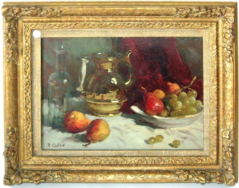 Rudolf Calao | still life with fruit | MutualArt