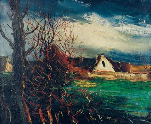 Maurice de Vlaminck | La maison au toit rouge | MutualArt