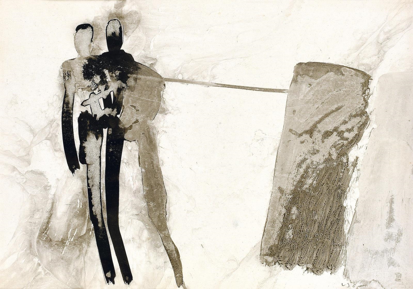 Vladimir Janousek | Figury v krajině (1965) | MutualArt