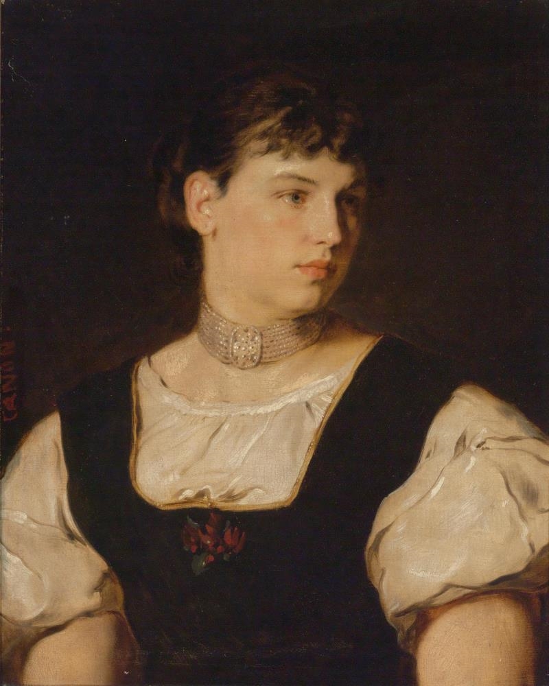 Hans Canon | Portrait of a Lady (1870) | MutualArt