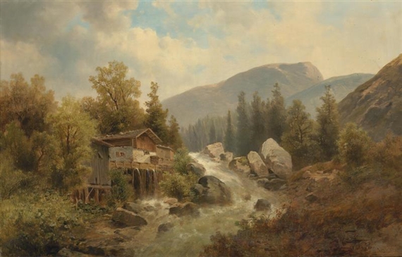 Josef Thoma | Mountain Torrent | MutualArt