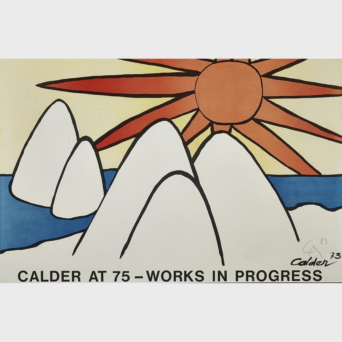 Alexander Calder | CALDER AT 75 - WORKS IN PROGRESS (1973) | MutualArt