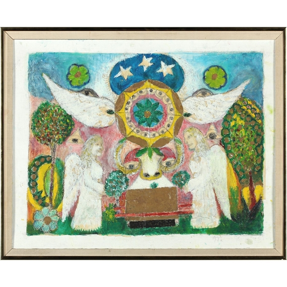 Minnie Evans | Ark of the Covenant of the Lord (1978) | MutualArt