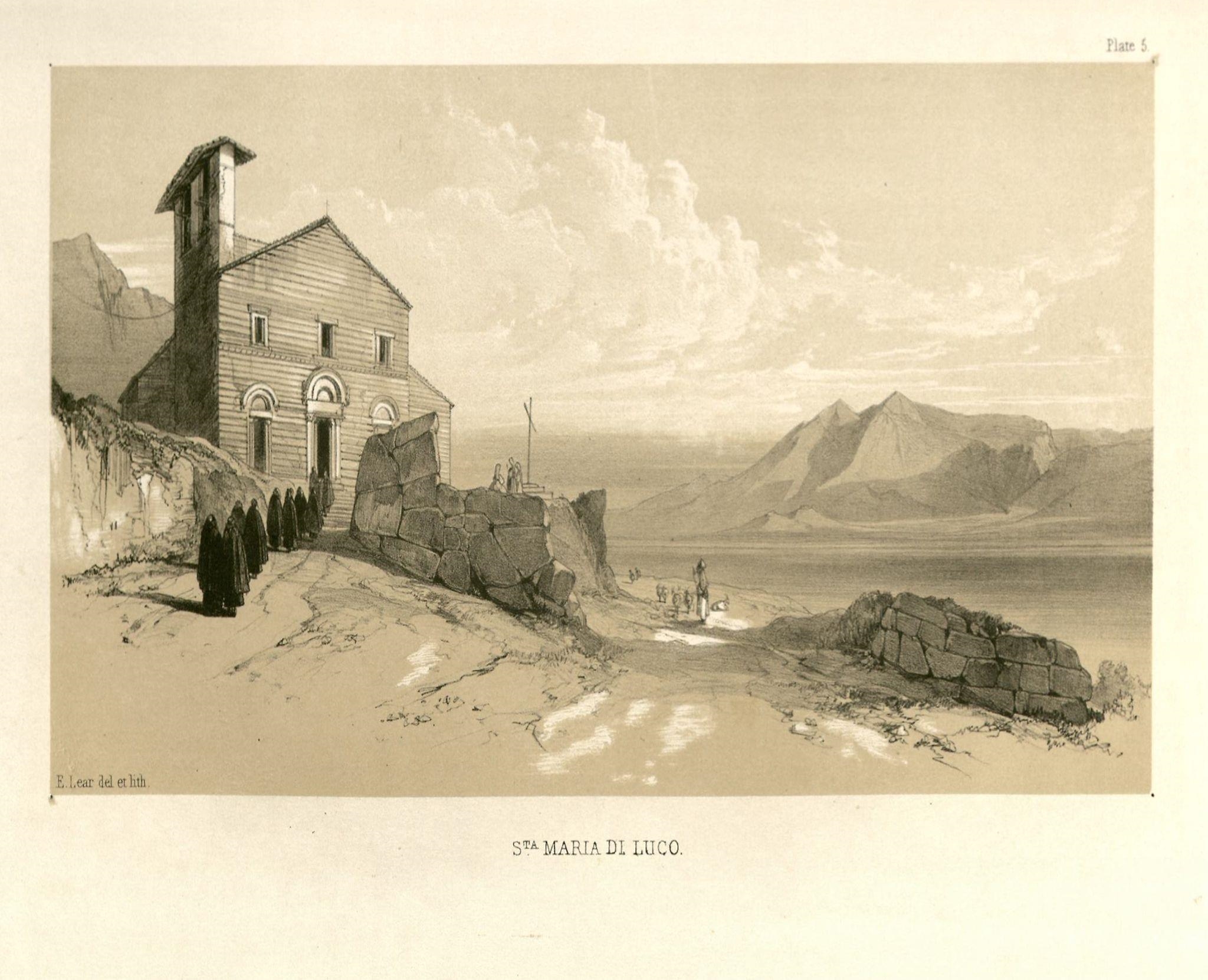 Edward Lear | Amalfi (1844) | MutualArt