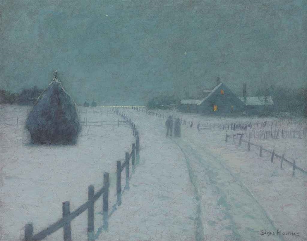 Lowell Birge Harrison | A Winter Evening Walk | MutualArt