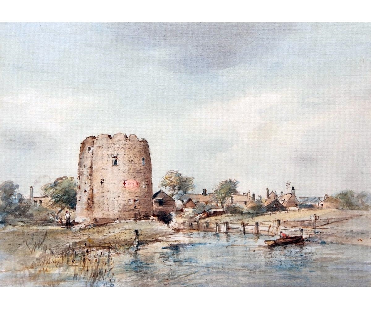 Arthur Edward Davies | Cow Tower | MutualArt