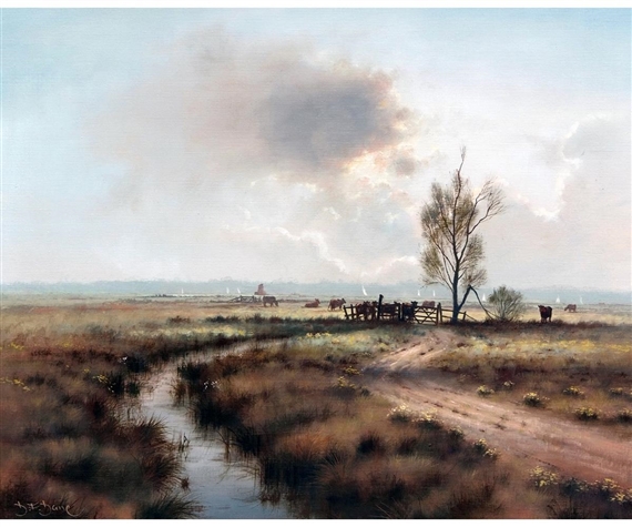 David F. Dane | Summer on the Bure Marshes | MutualArt