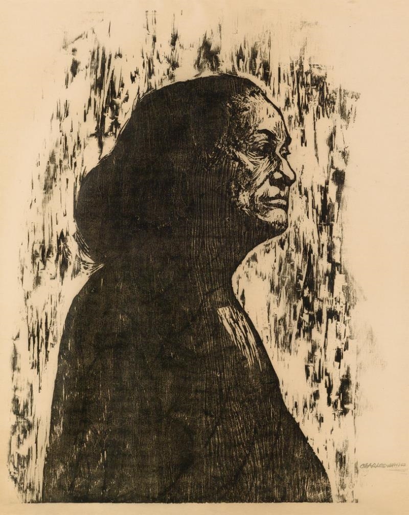 Charles White | Head of a Woman | MutualArt