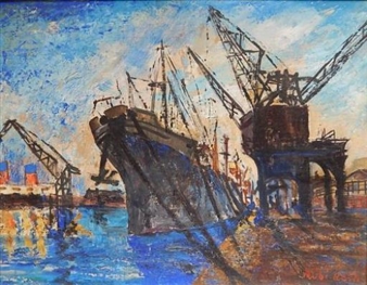 Rubi Roth | Dock Scene | MutualArt