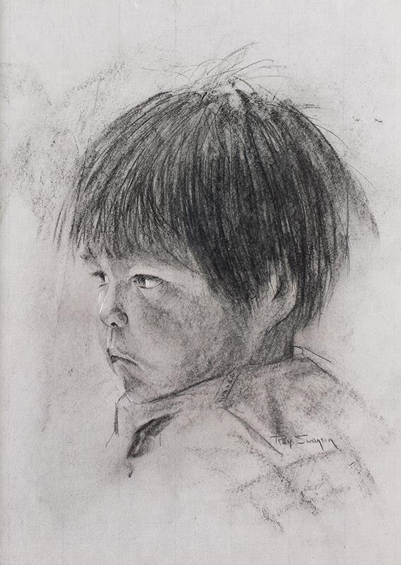 Ray Swanson | Navajo Baby | MutualArt