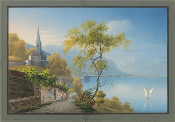 Emanuel Labhardt | Montreux aux environs de Vevey au lac de Genève ...