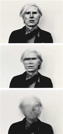 Duane Michals | 3 WORKS: PORTRAIT OF ANDY WARHOL (1973) | MutualArt