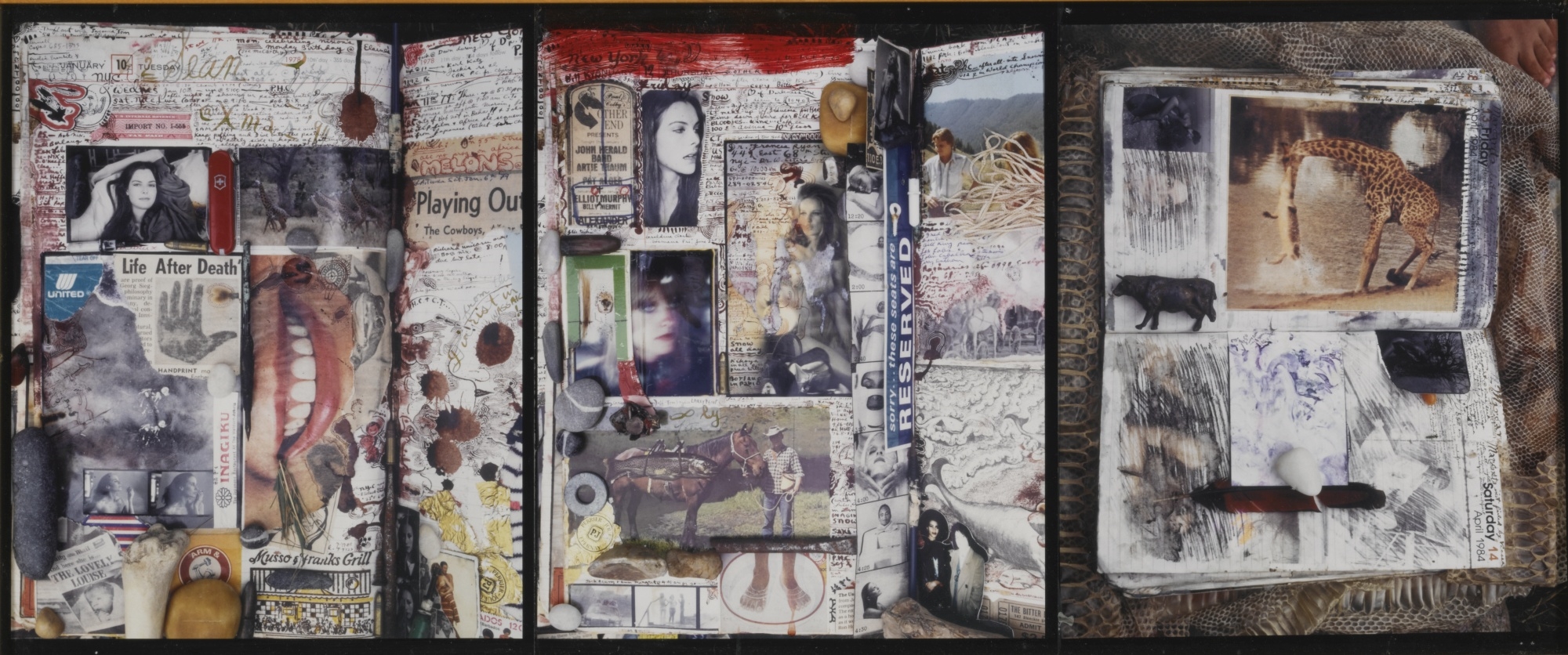Peter Beard | 3 WORKS: SELECTED DIARY PAGES | MutualArt