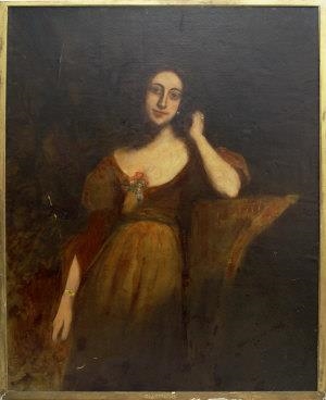 British School, 19th Century | Portrait of Mariah Foote, standing three ...