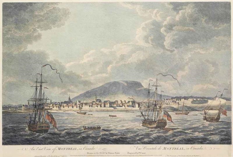 Thomas P. Patten | An East View of Montreal in Canada, by P. Canot ...