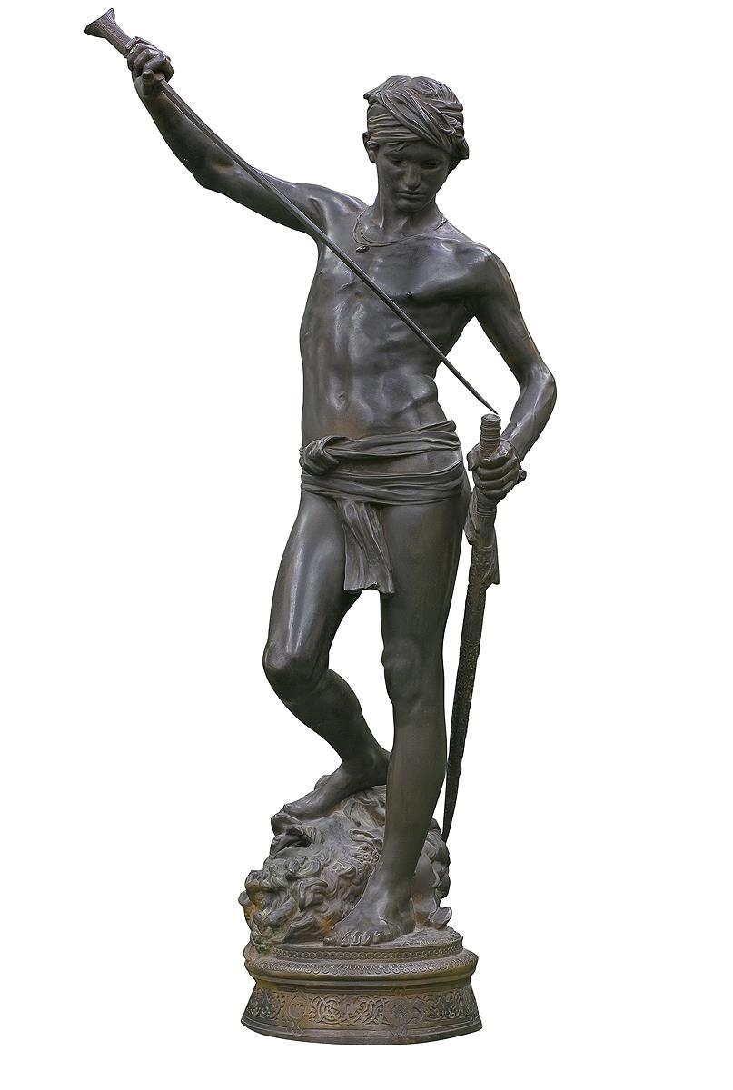 Marius-Jean-Antonin Mercié | David the Conqueror | MutualArt