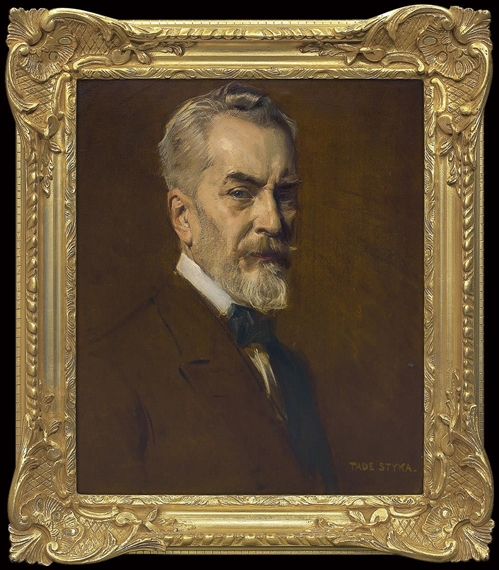 Tadé Styka | Louise de Meurville Portrait (1917) | MutualArt