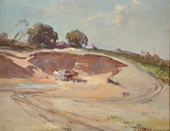 Alfred Coleman | Landscape with Sand Quarry | MutualArt