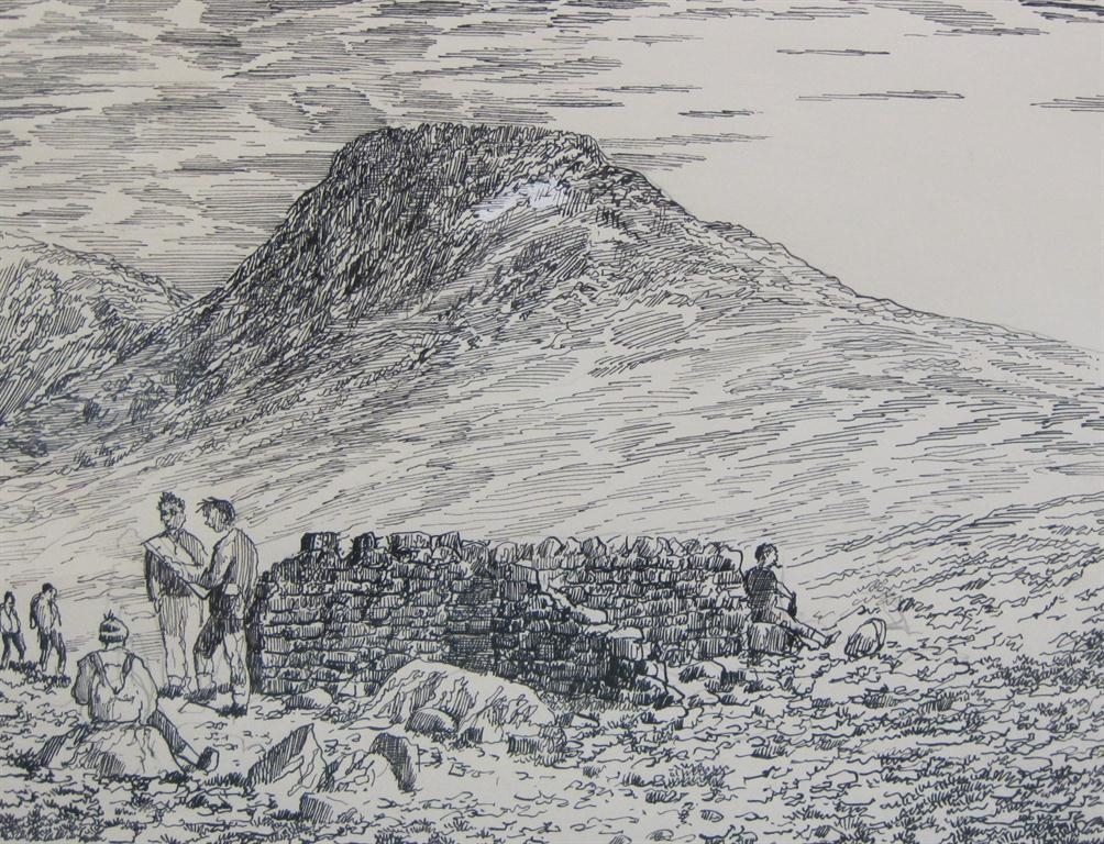 Alfred Wainwright | 12 works: Whelter Crags, High Raise¦Esk Hause ...