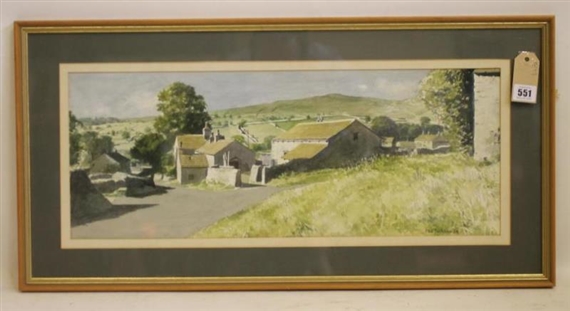 Peter Kenneth Cowley Jackson | Dales View Near Malham (1974) | MutualArt