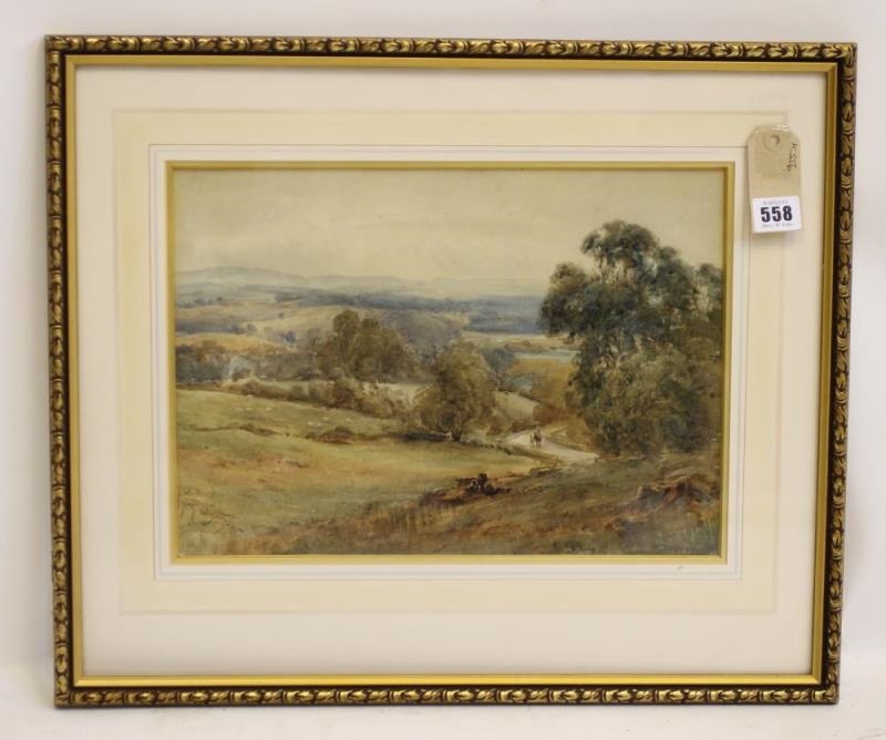 Arthur Reginald Smith | A View of the Border Country Near Kirkudbright ...