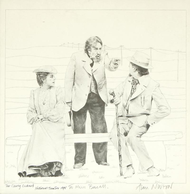 Alan Newton | 6 Works: National Theater prints, The Guardsman, Sir John ...