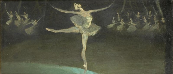 Adham Wanly | Dance of the Sygnets (Circa 1950) | MutualArt