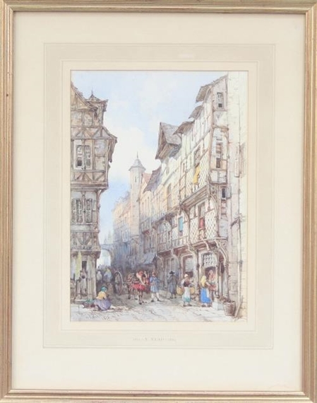 Samuel Read | Street in Belgium (1880) | MutualArt